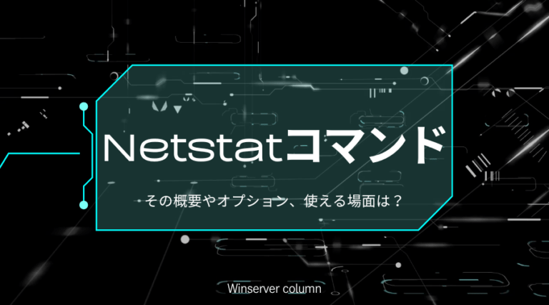 Netstatコマンドとは。概要やオプション、その使い方を徹底解説！ | Winserverのススメ